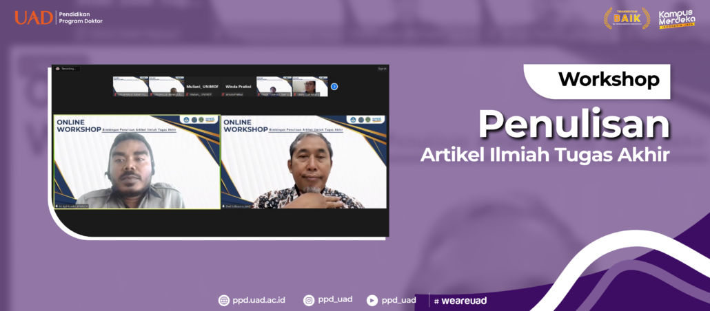 Program Studi Pendidikan Program Doktor