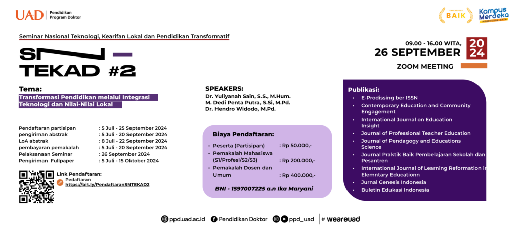 Program Studi Pendidikan Program Doktor